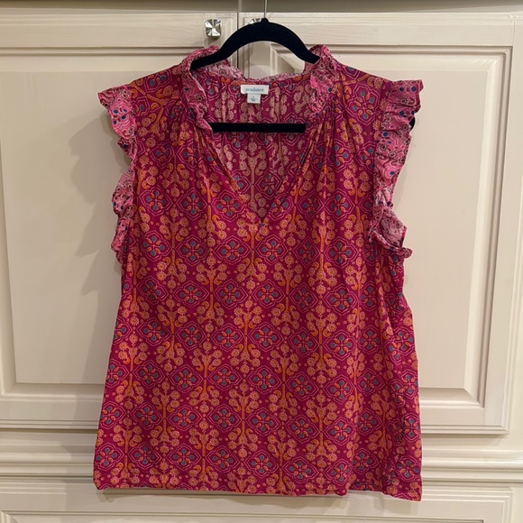 Sundance | Tops | Sundance Womens Pink Patterned Top | Poshmark